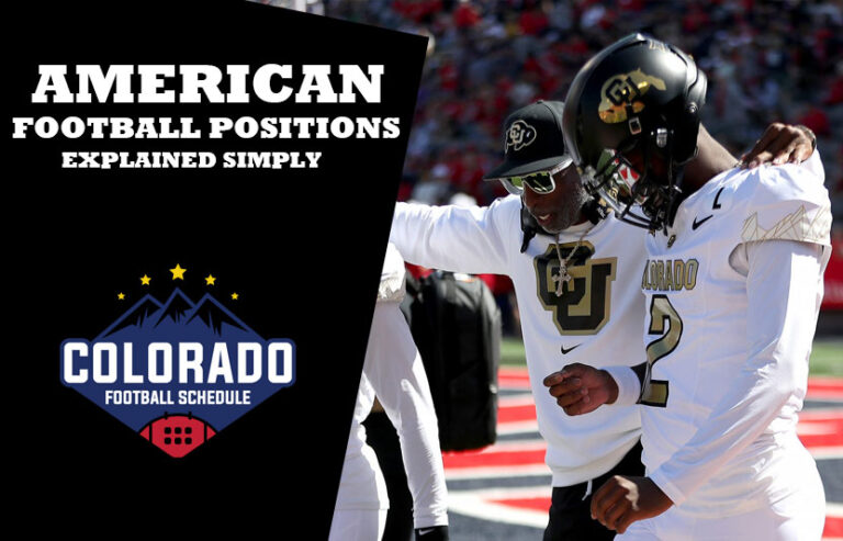 American Football Positions - Explained Simply